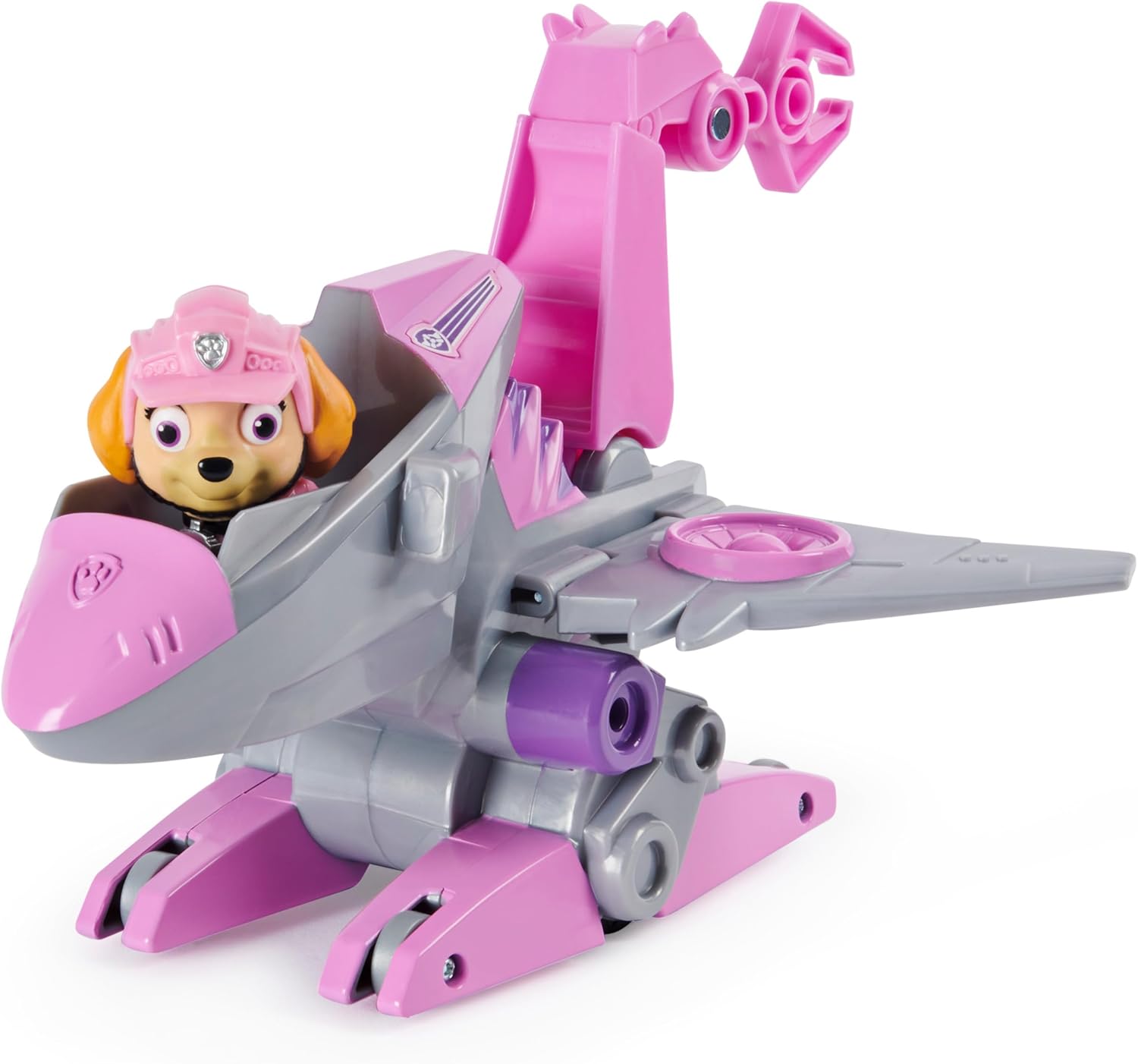 Paw Patrol Figur Skye med Fly og Surprise Dinosauræg – Symbizon ApS